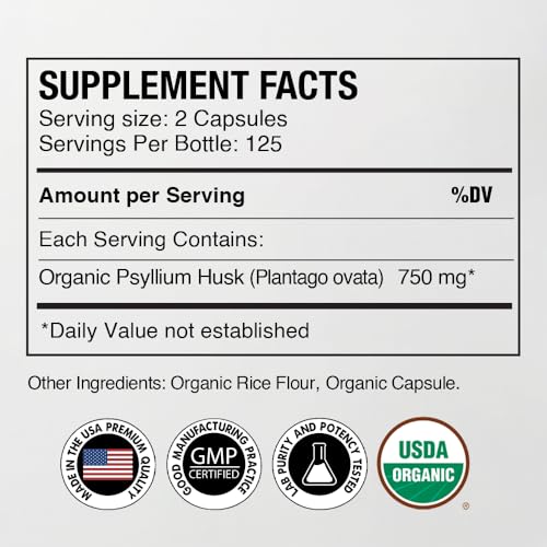 easy-to-swallow psyllium husk capsules