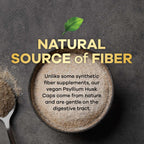 Easy-to-swallow psyllium husk capsules