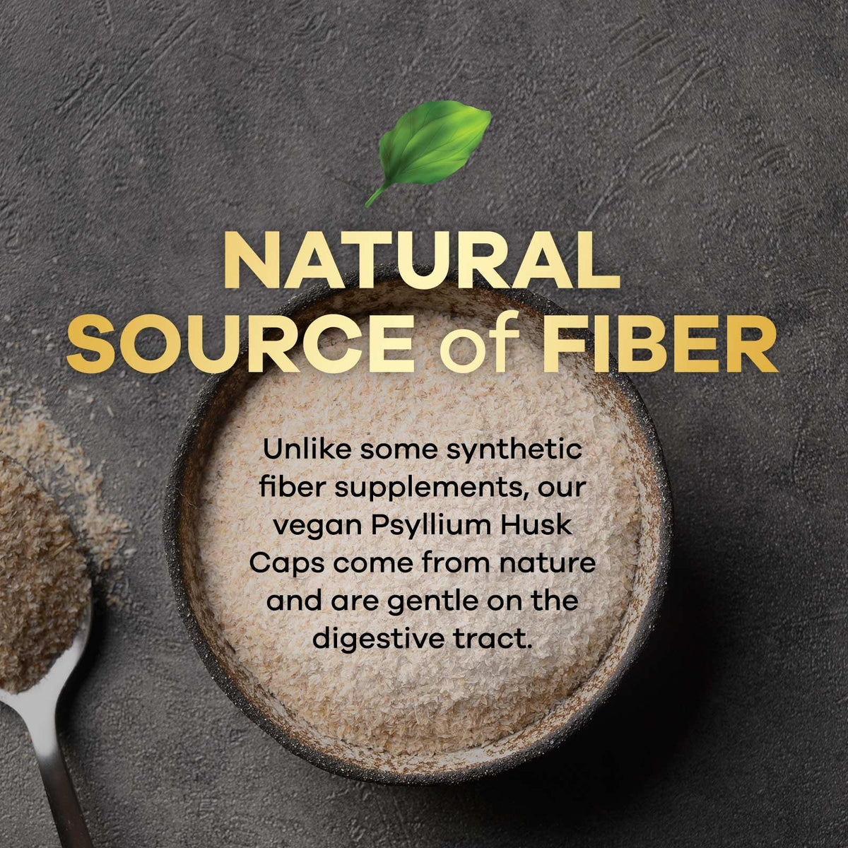 Easy-to-swallow psyllium husk capsules
