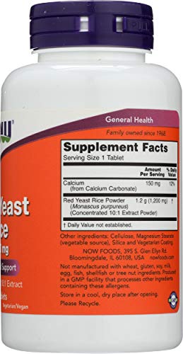 easy-to-swallow red yeast rice tablets