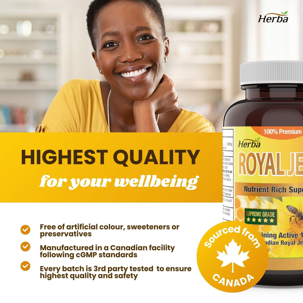 easy-to-swallow royal jelly soft gels