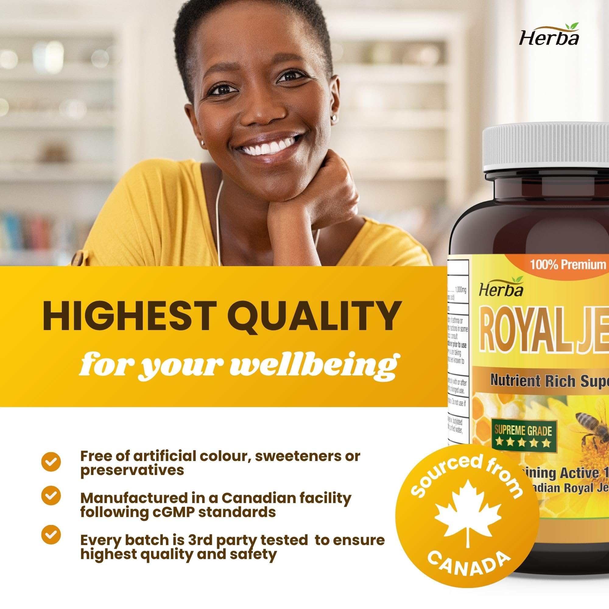 easy-to-swallow royal jelly soft gels