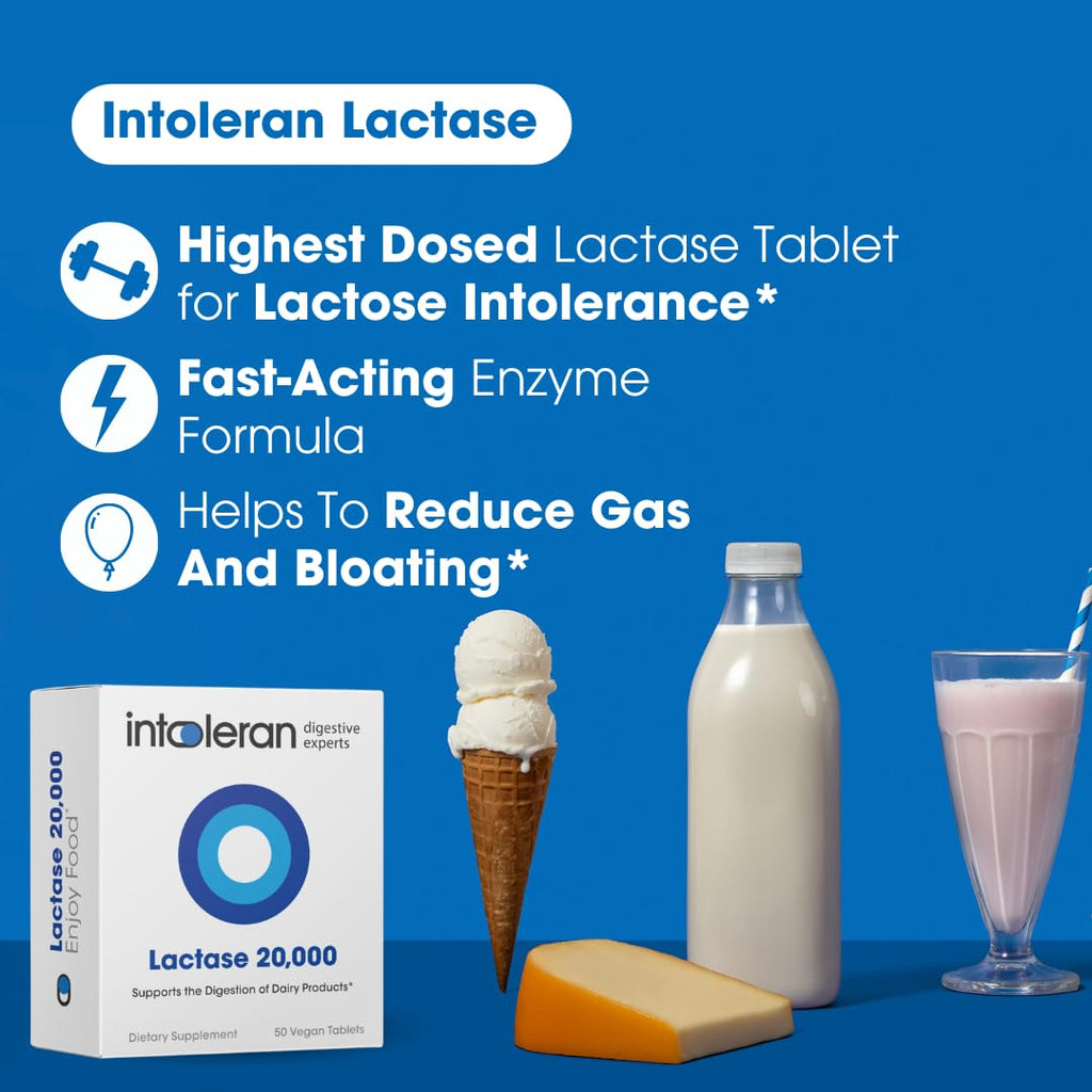 easy to swallow scored lactase tablets