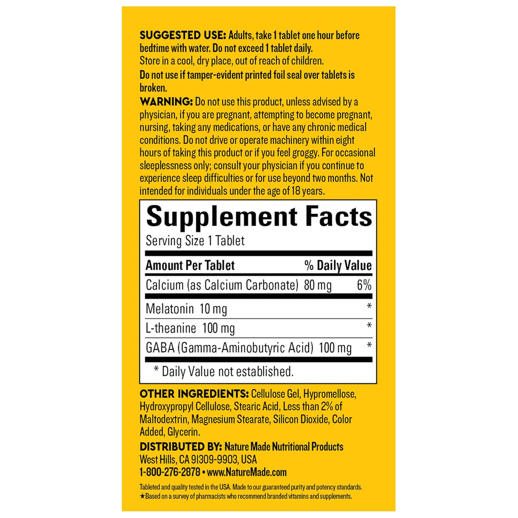 easy-to-swallow sleep support