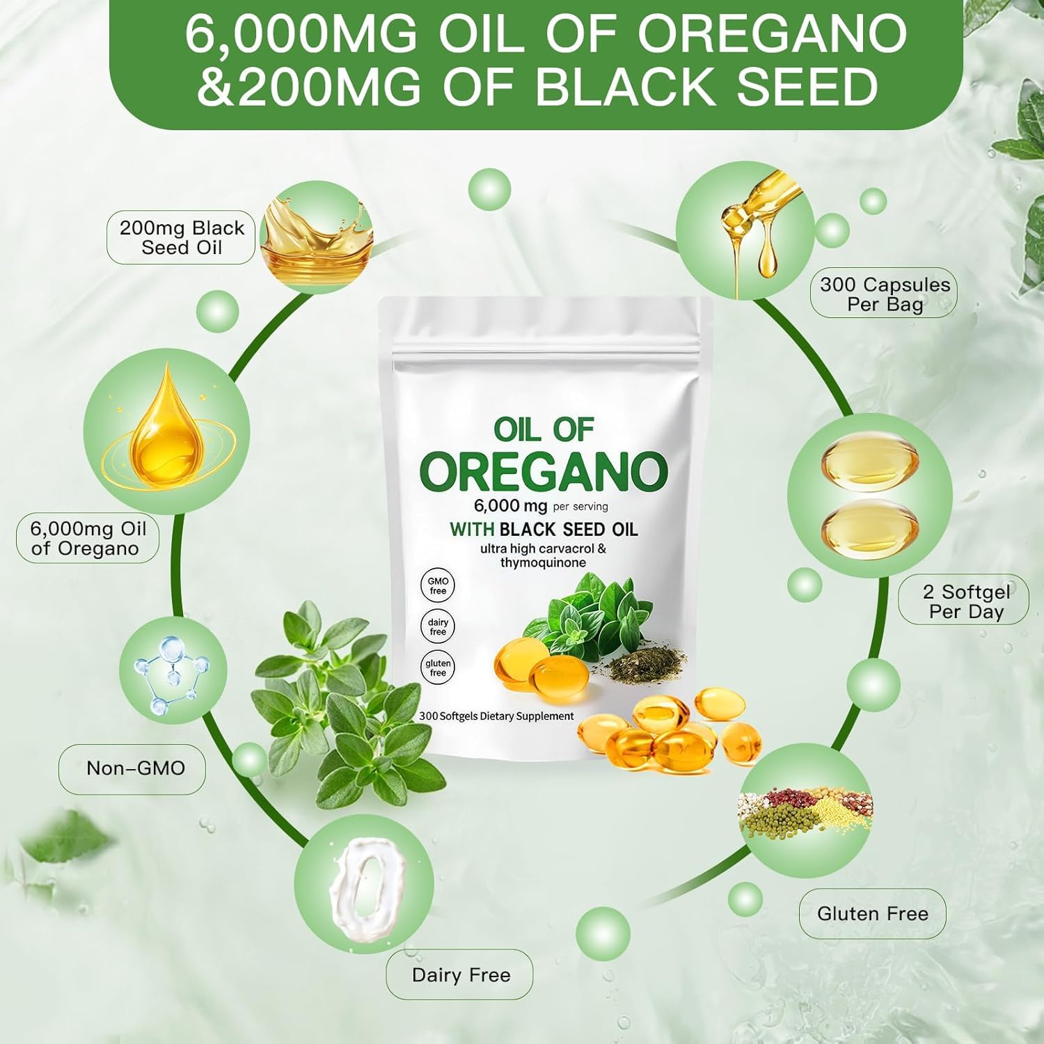 easy-to-swallow softgel format