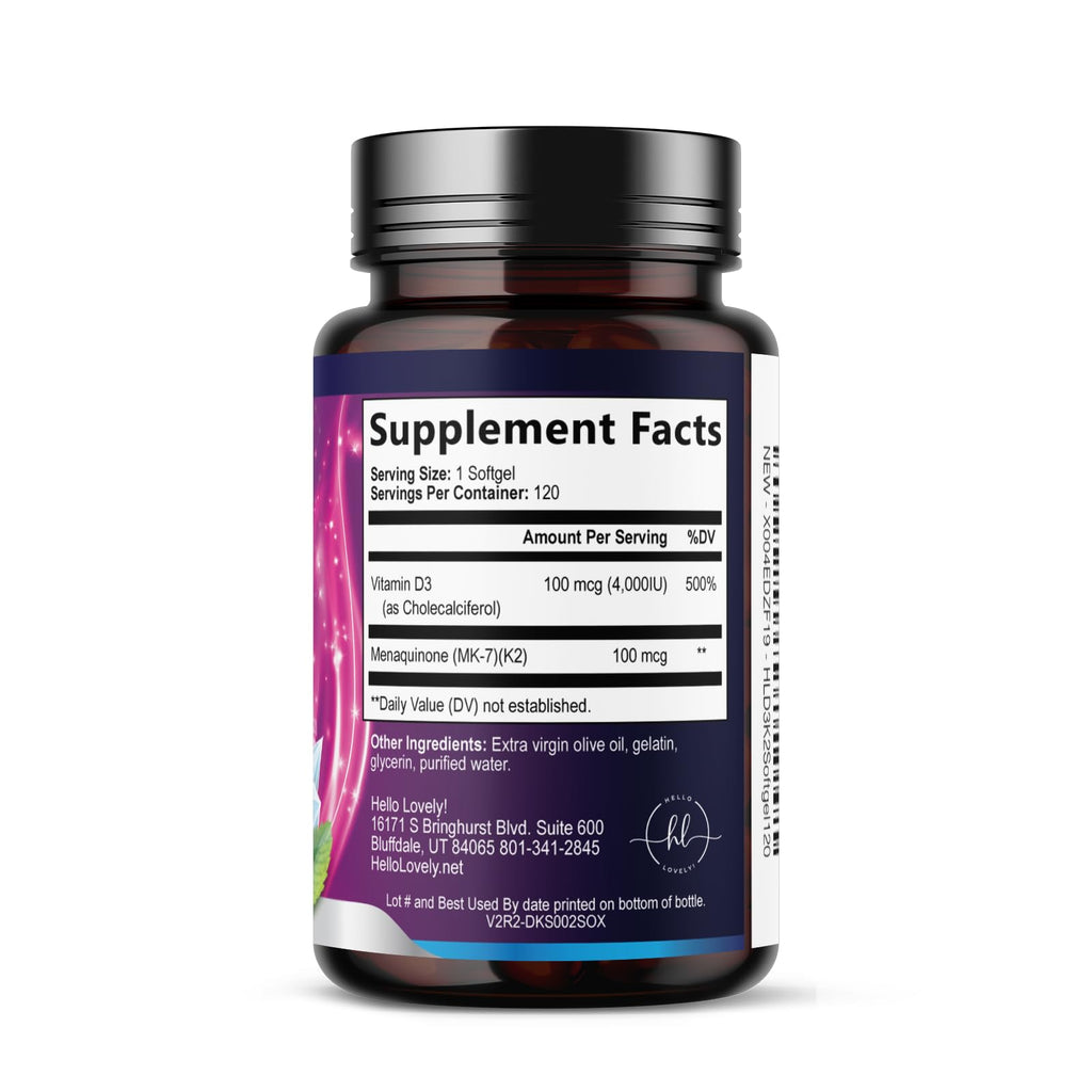 Easy to swallow softgel vitamins