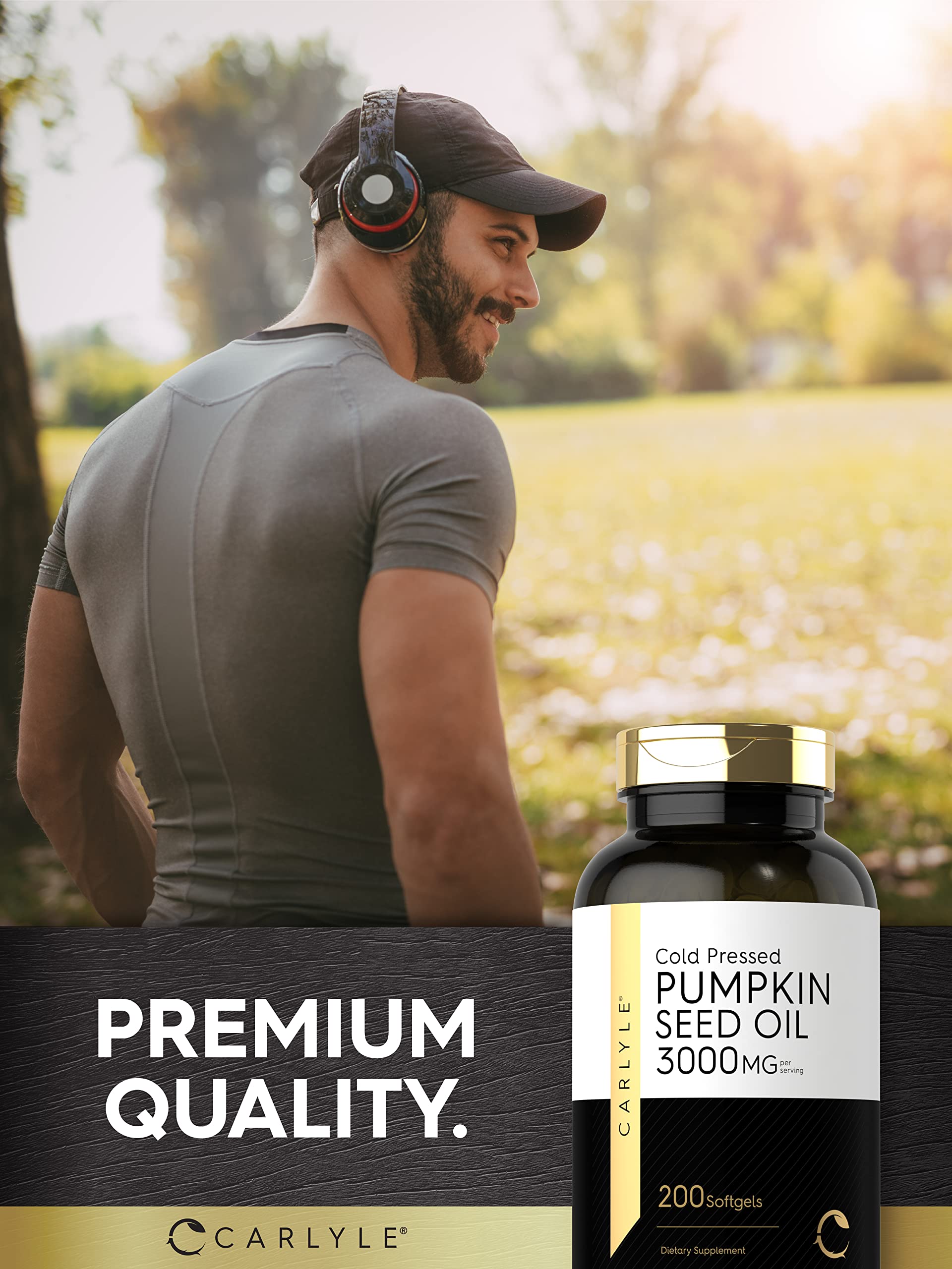 easy-to-swallow softgels for convenience