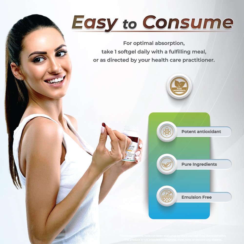 Easy-to-swallow softgels for daily use