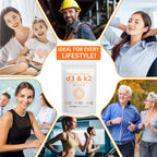 Easy to swallow softgels for Vitamin D