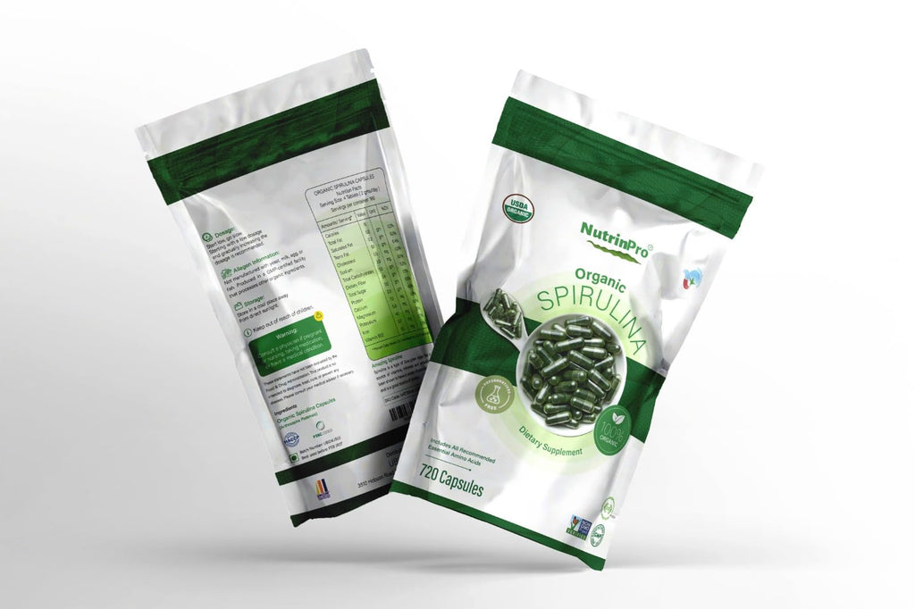 easy-to-swallow spirulina capsules