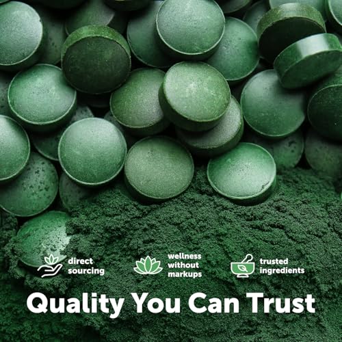 easy-to-swallow spirulina & chlorella