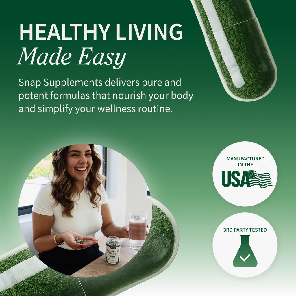 easy-to-swallow spirulina vegan capsules