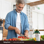 Easy to swallow sunflower lecithin capsules