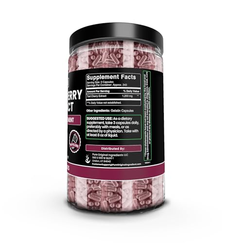 Easy-to-swallow tart cherry supplements