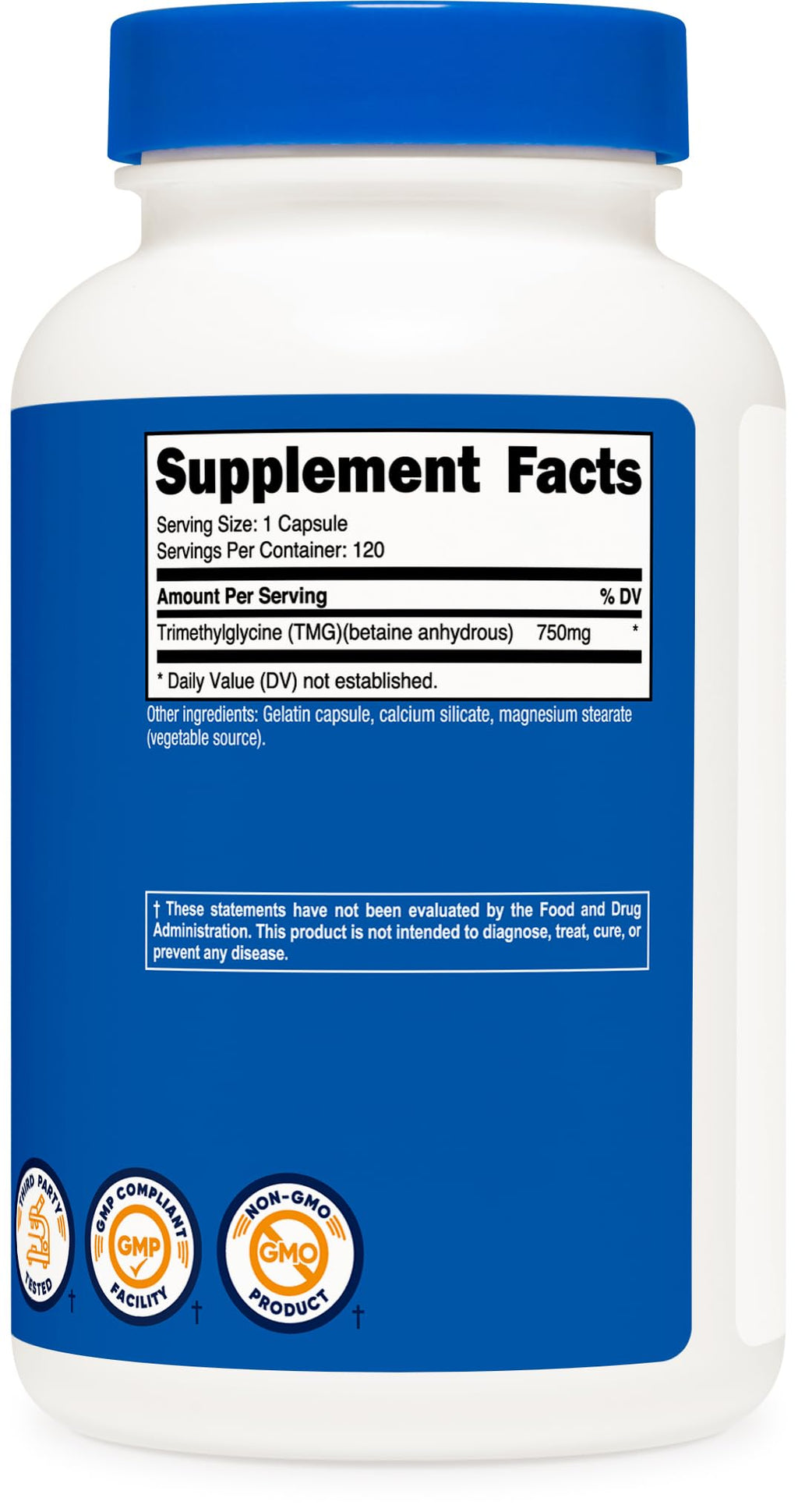 easy-to-swallow TMG capsules