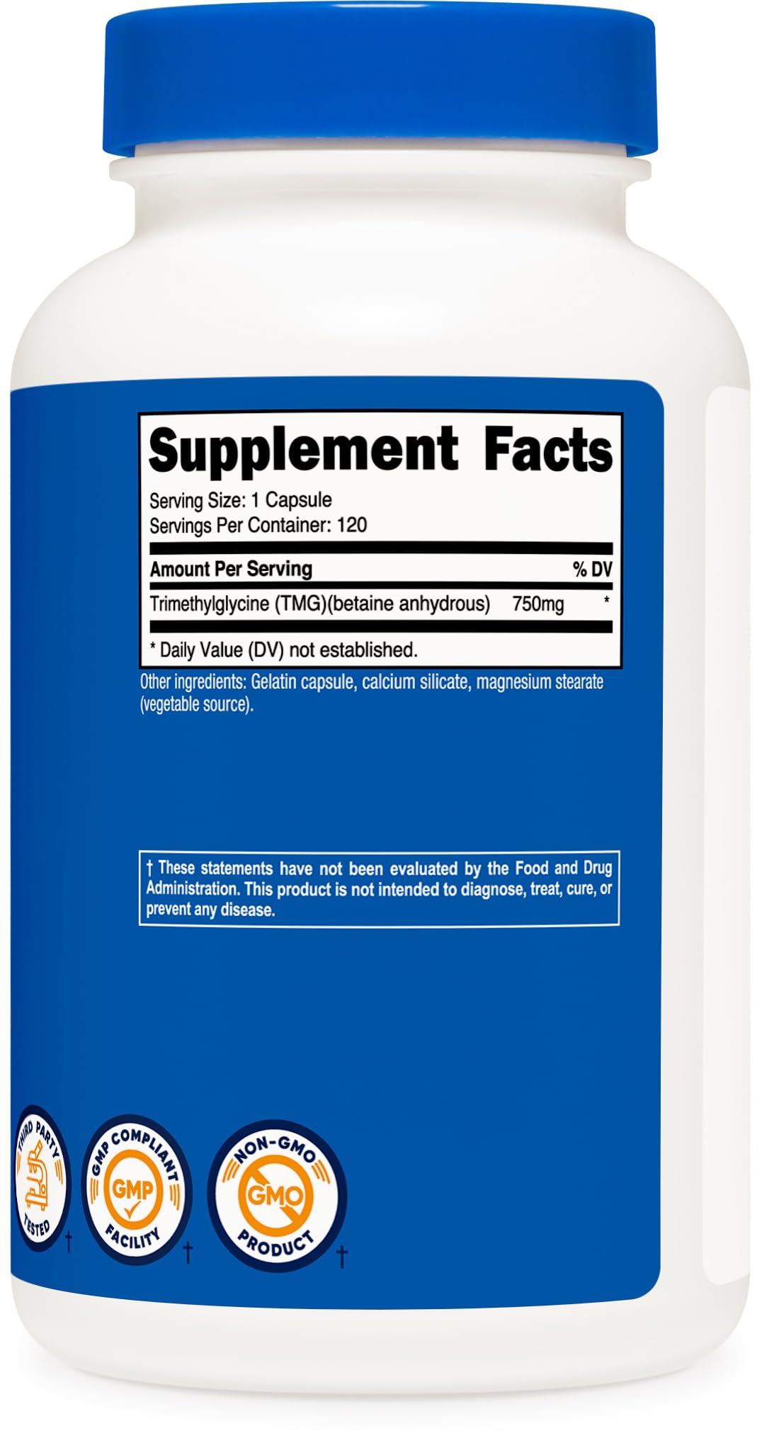easy-to-swallow TMG capsules