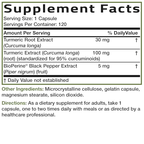 easy-to-swallow turmeric black pepper capsules