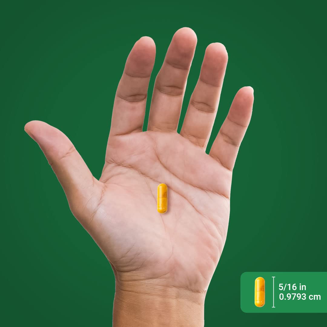 easy-to-swallow turmeric capsules
