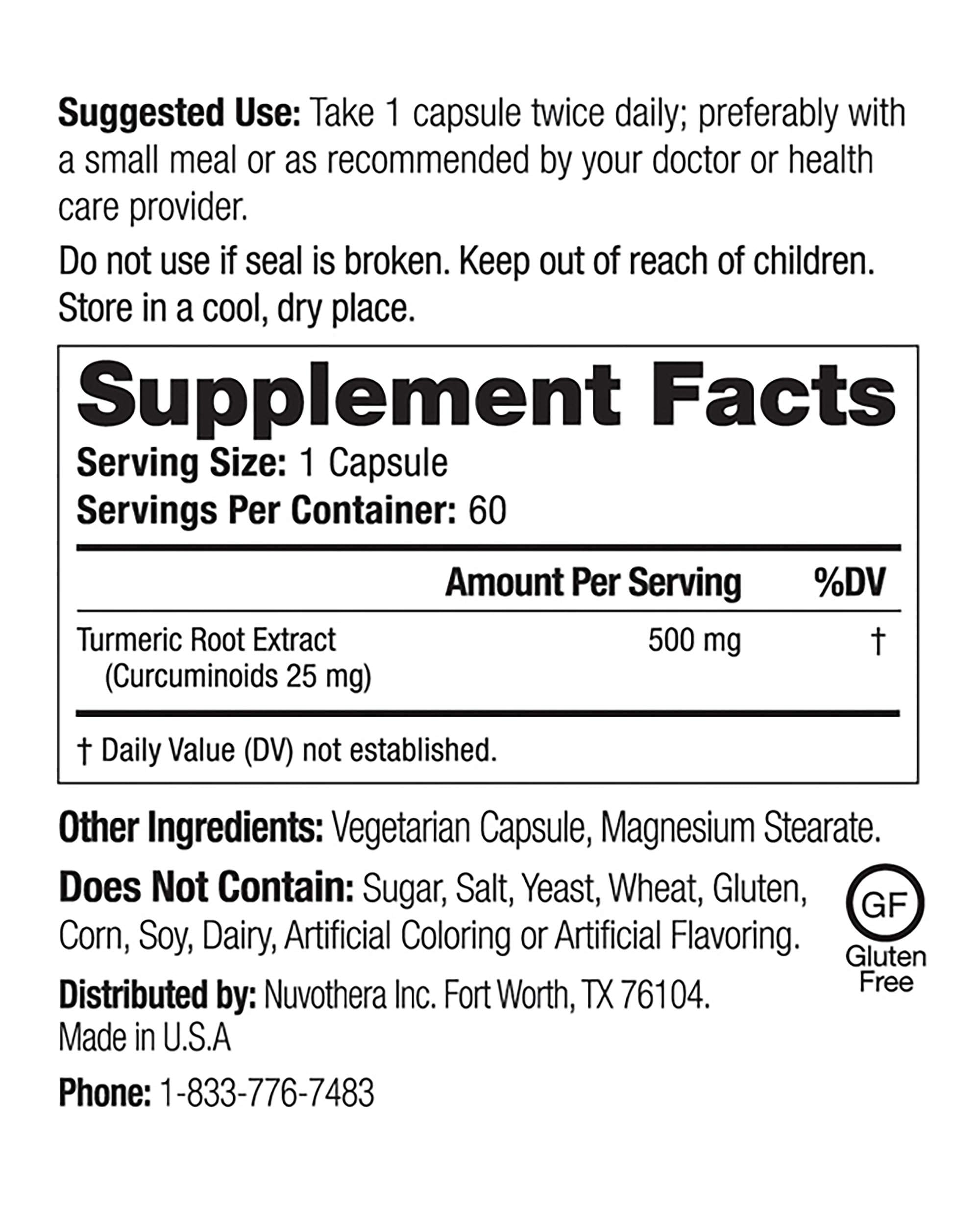 easy-to-swallow turmeric capsules