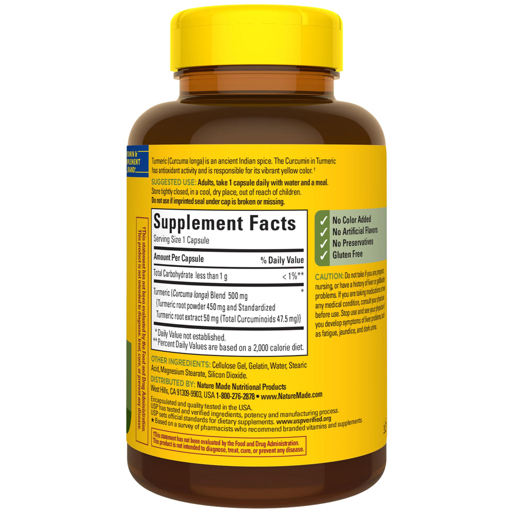 easy to swallow turmeric capsules