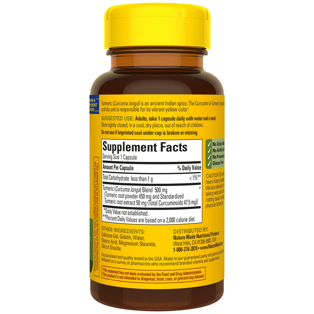 easy to swallow turmeric capsules
