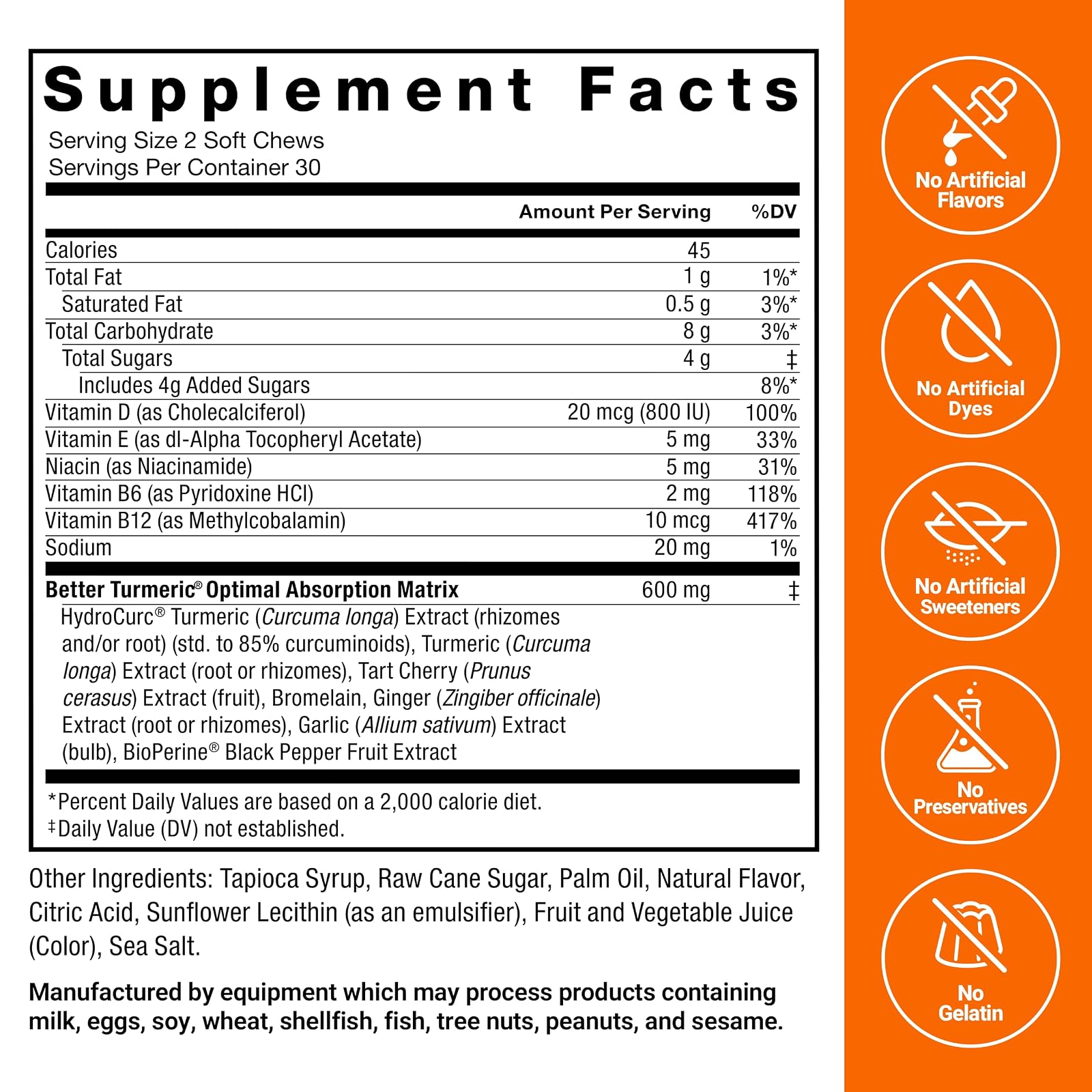 easy to swallow turmeric capsules