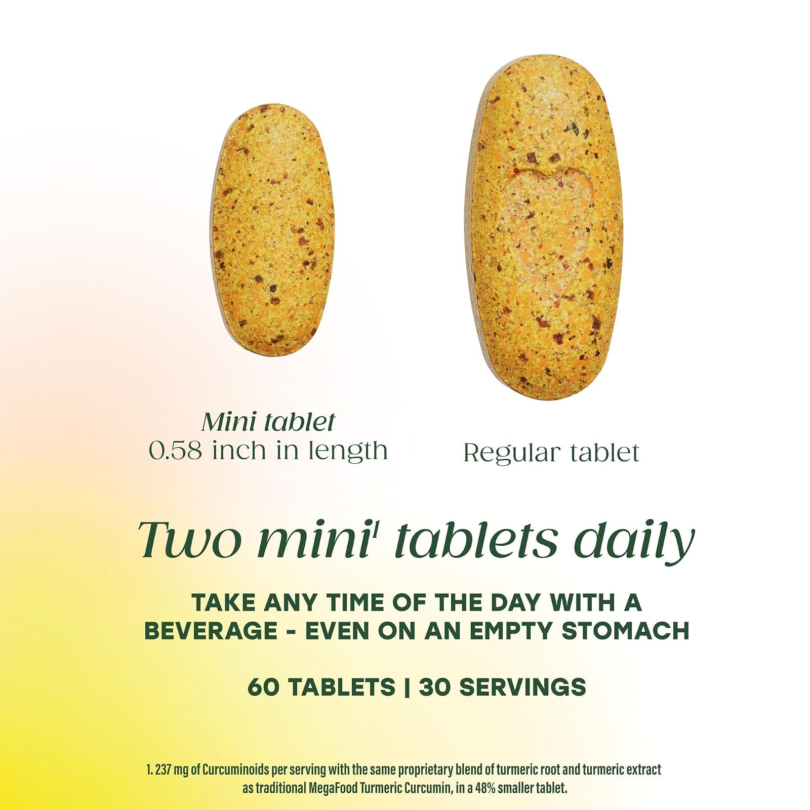 easy to swallow turmeric curcumin tablets
