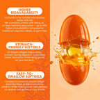 easy to swallow turmeric softgels