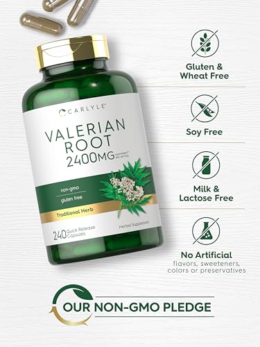 easy-to-swallow valerian root capsules
