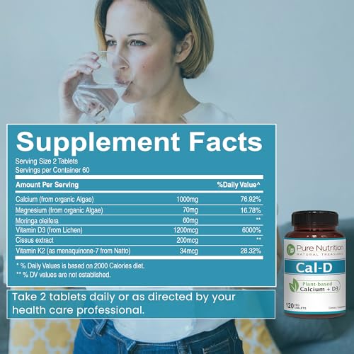 easy-to-swallow vegan calcium tablets