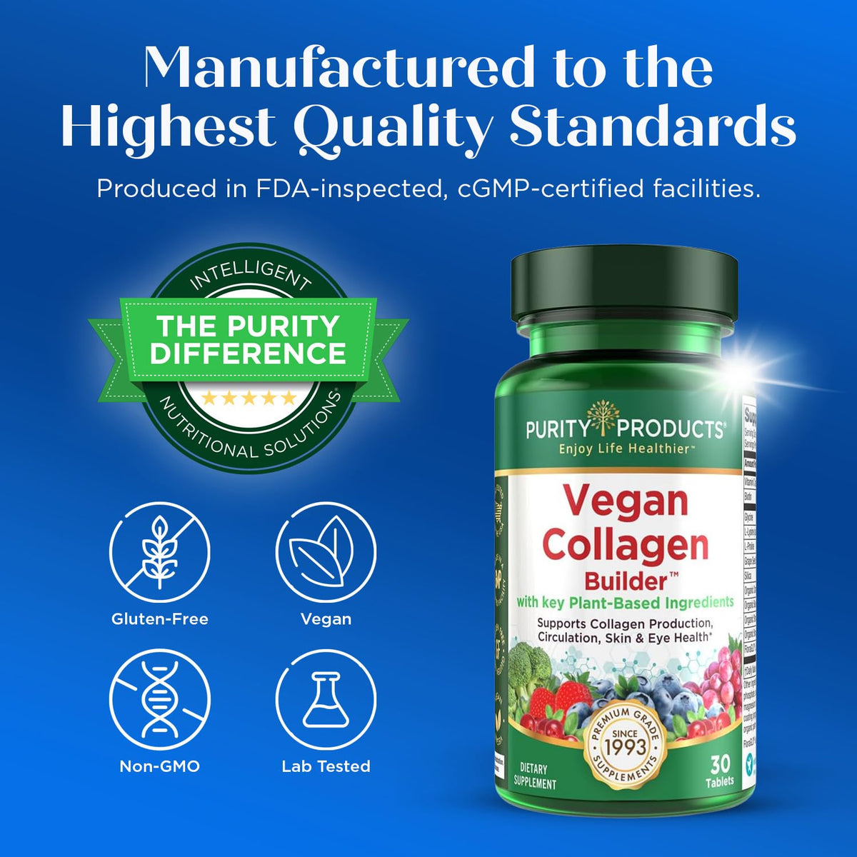 easy-to-swallow vegan collagen pills