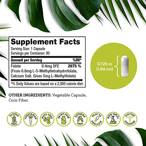 easy-to-swallow vegan folate capsules