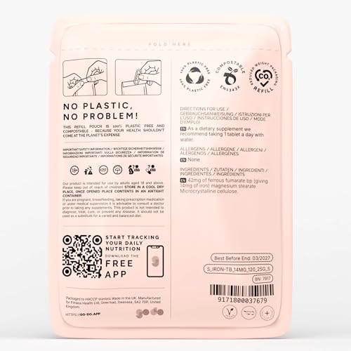 easy to swallow vegan iron pills