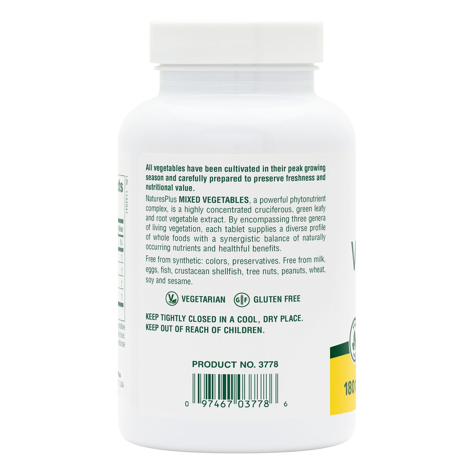 easy-to-swallow vegetable supplements