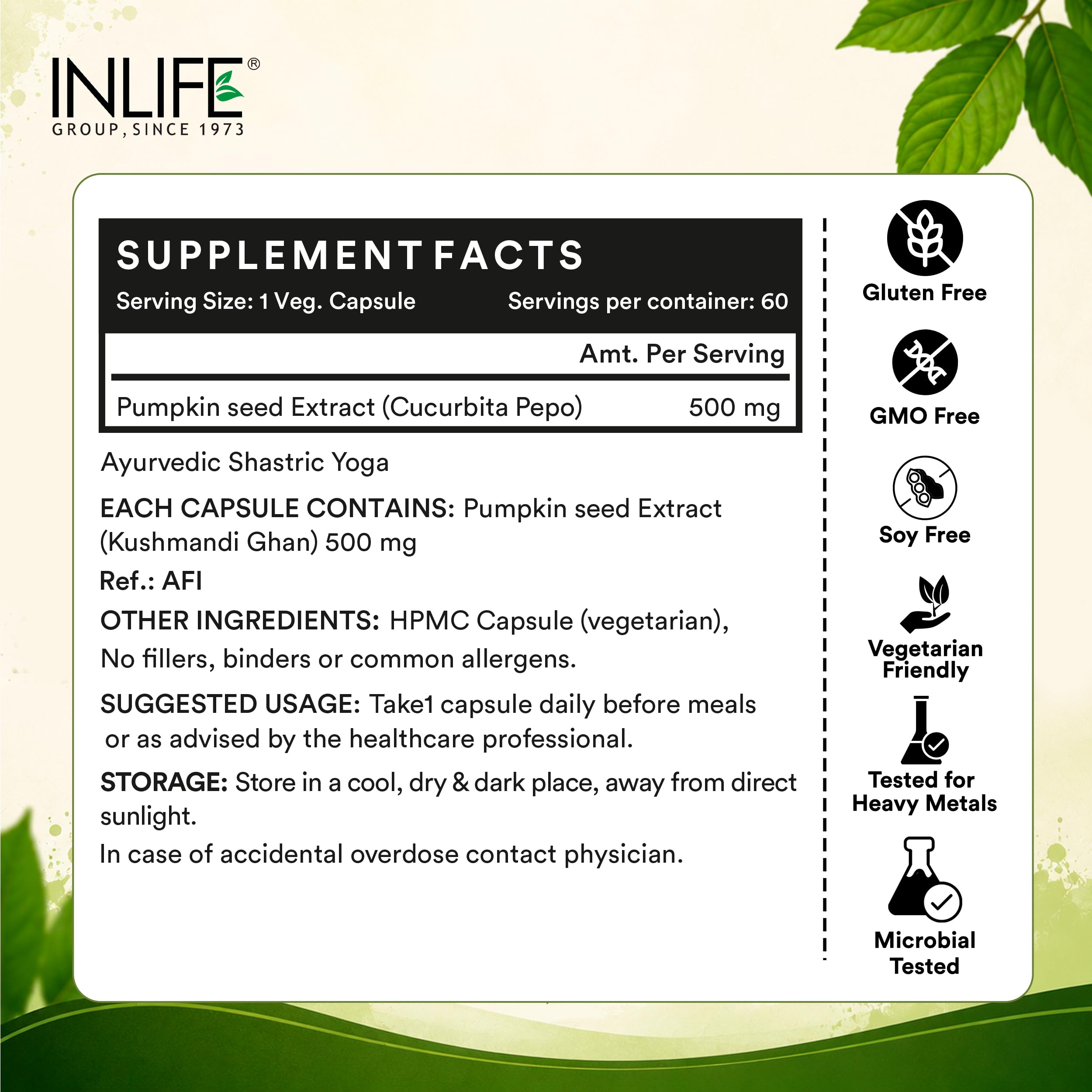 easy-to-swallow vegetarian capsules