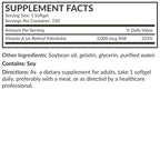easy to swallow vitamin A pills