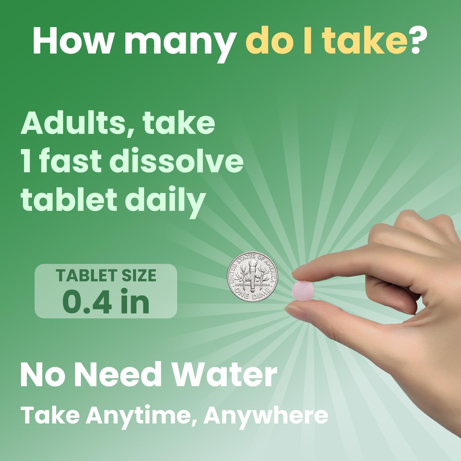 easy to swallow vitamin b12 tablets