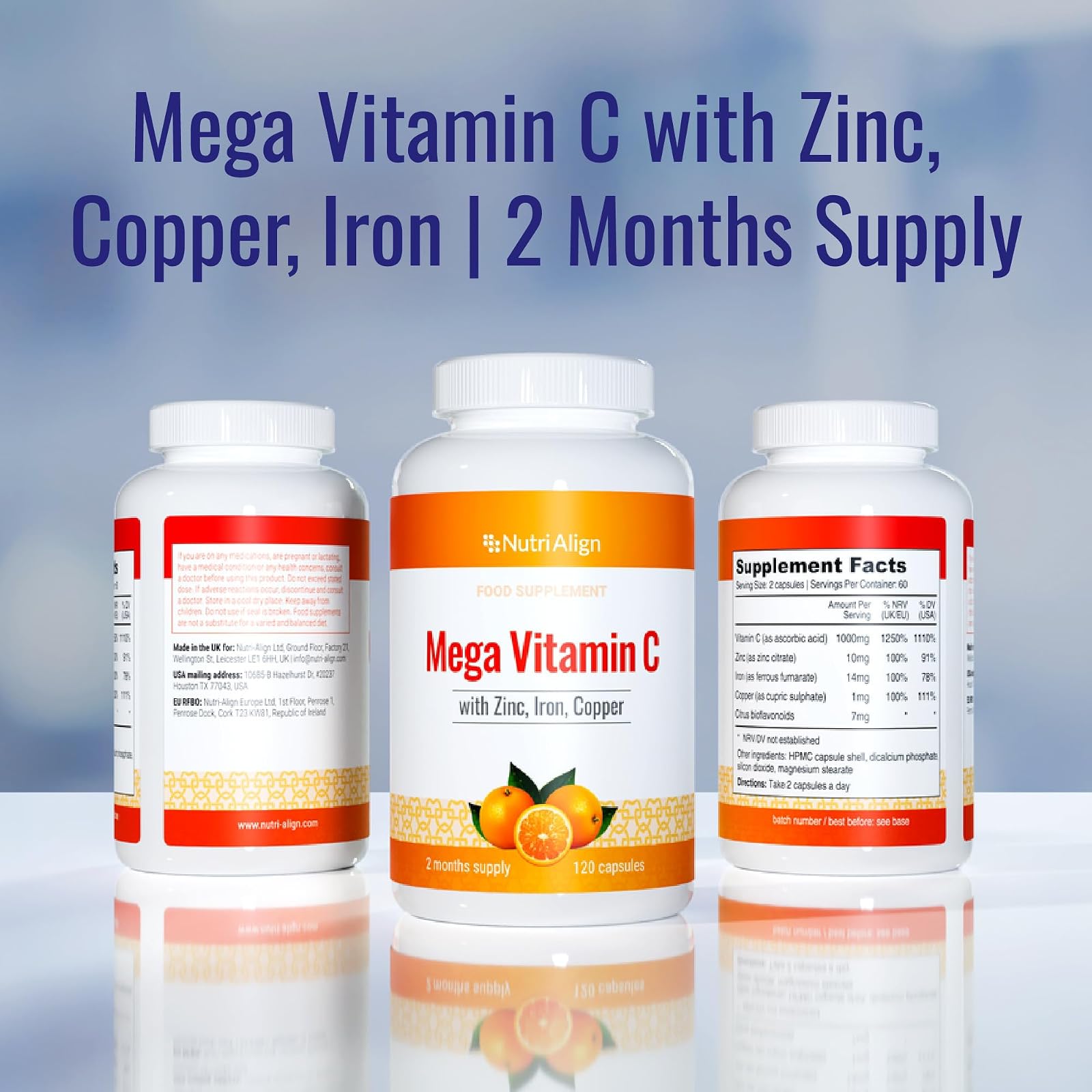 easy-to-swallow vitamin C capsules