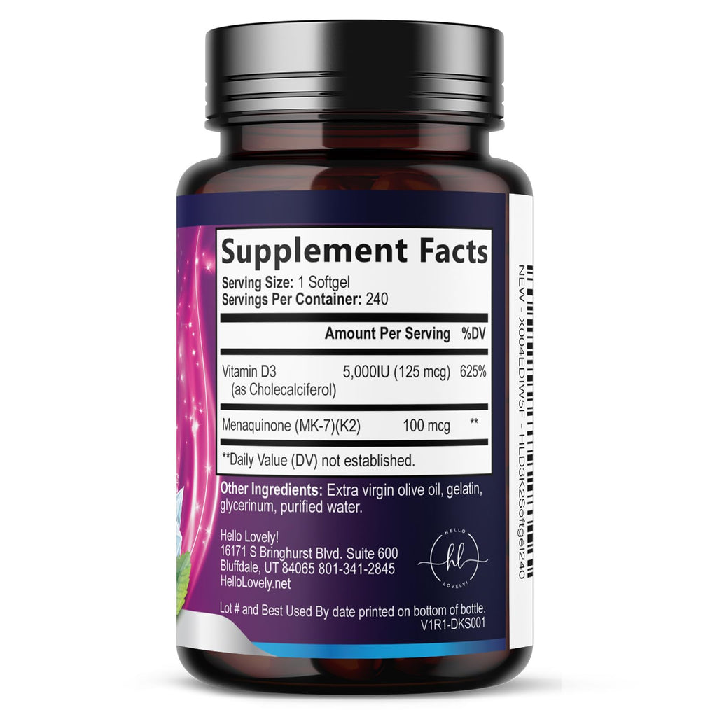 easy to swallow vitamin d softgels