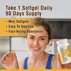 easy to swallow vitamin d softgels
