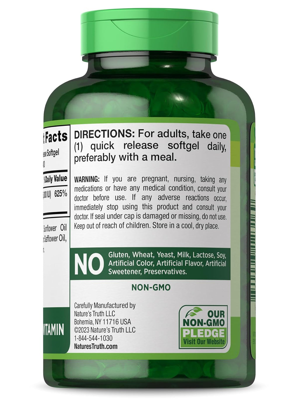 easy to swallow vitamin D softgels