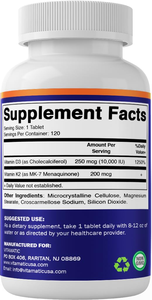 easy to swallow vitamin D tablets
