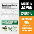 easy to swallow vitamin D3 capsules