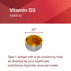 easy-to-swallow vitamin D3 softgels
