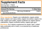 easy-to-swallow vitamin D3 tablets