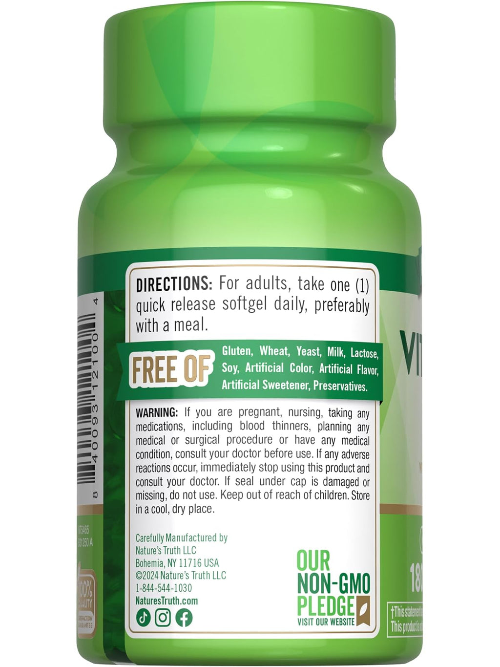 easy-to-swallow vitamin K softgels