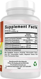 easy-to-swallow vitamin K tablets