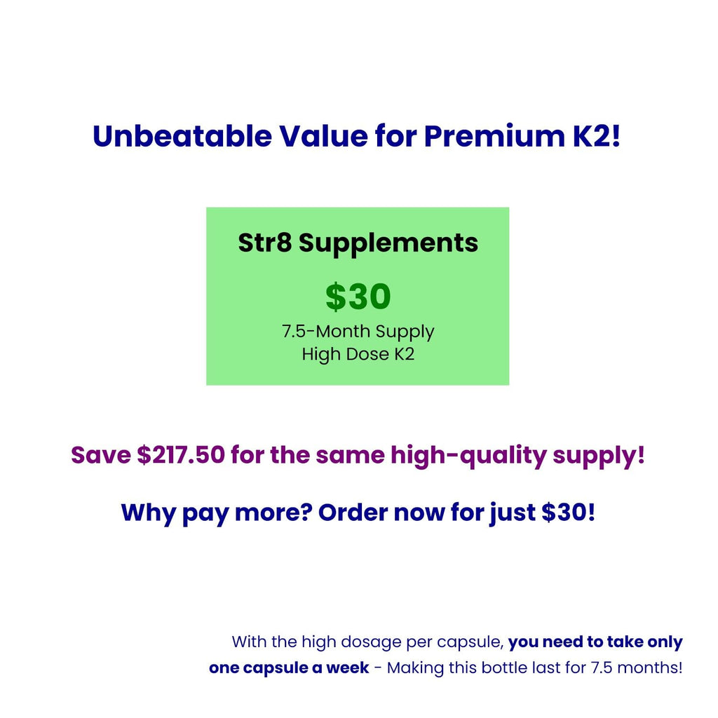 easy-to-swallow vitamin K2 capsules