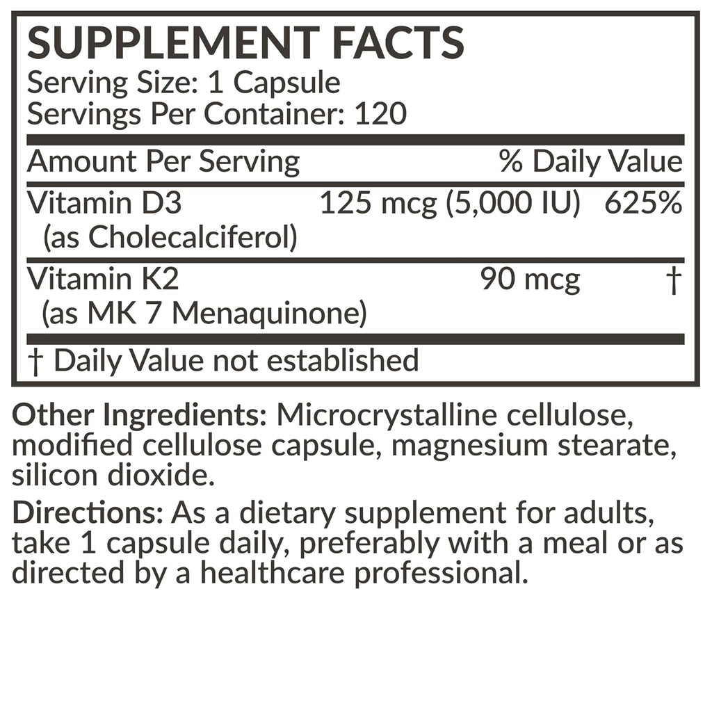 easy-to-swallow vitamin K2 MK-7 capsules