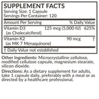 easy-to-swallow vitamin K2 MK-7 capsules
